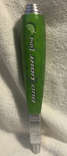 Beer Tap Handle Bud Light Lime Green Wooden Metal Fittings 12" | eBay